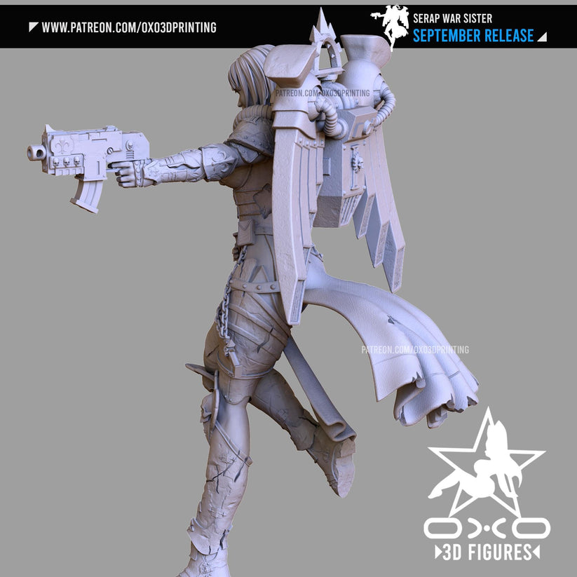 Space Valkyria 3D Printed Collectible (NSFW) – Minis Forge Studio