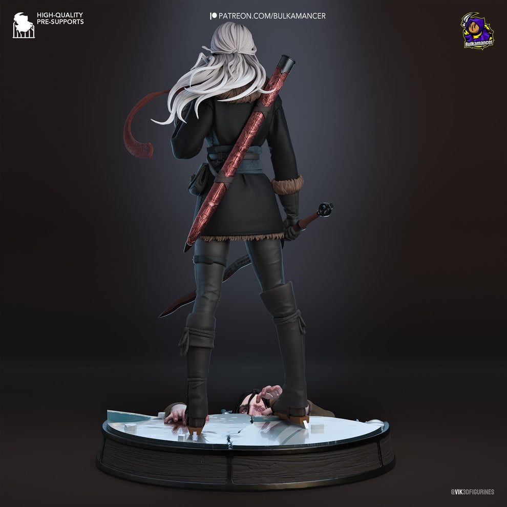 Ciri The Witcher Resin Statue – Minis Forge Studio