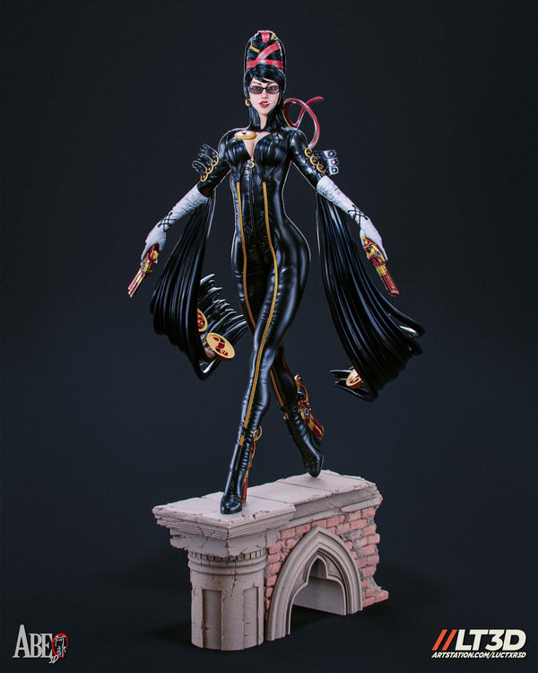 Bayonetta Hand-Painted Resin Statue - Premium Gaming Figure – Minis ...