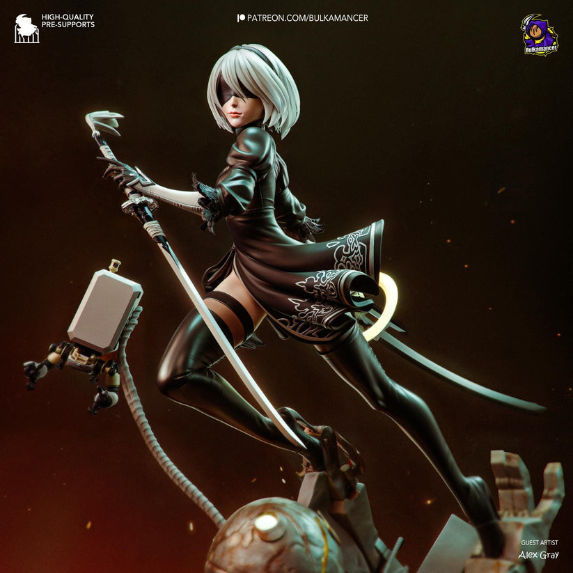 2B Nier Automata Statue – Minis Forge Studio