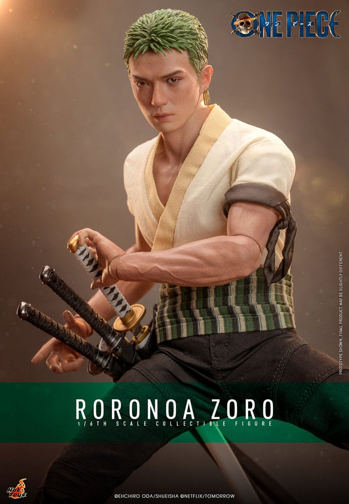 Roronoa Zoro Netflix Figure – Official One Piece Hot Toys Collectible ...